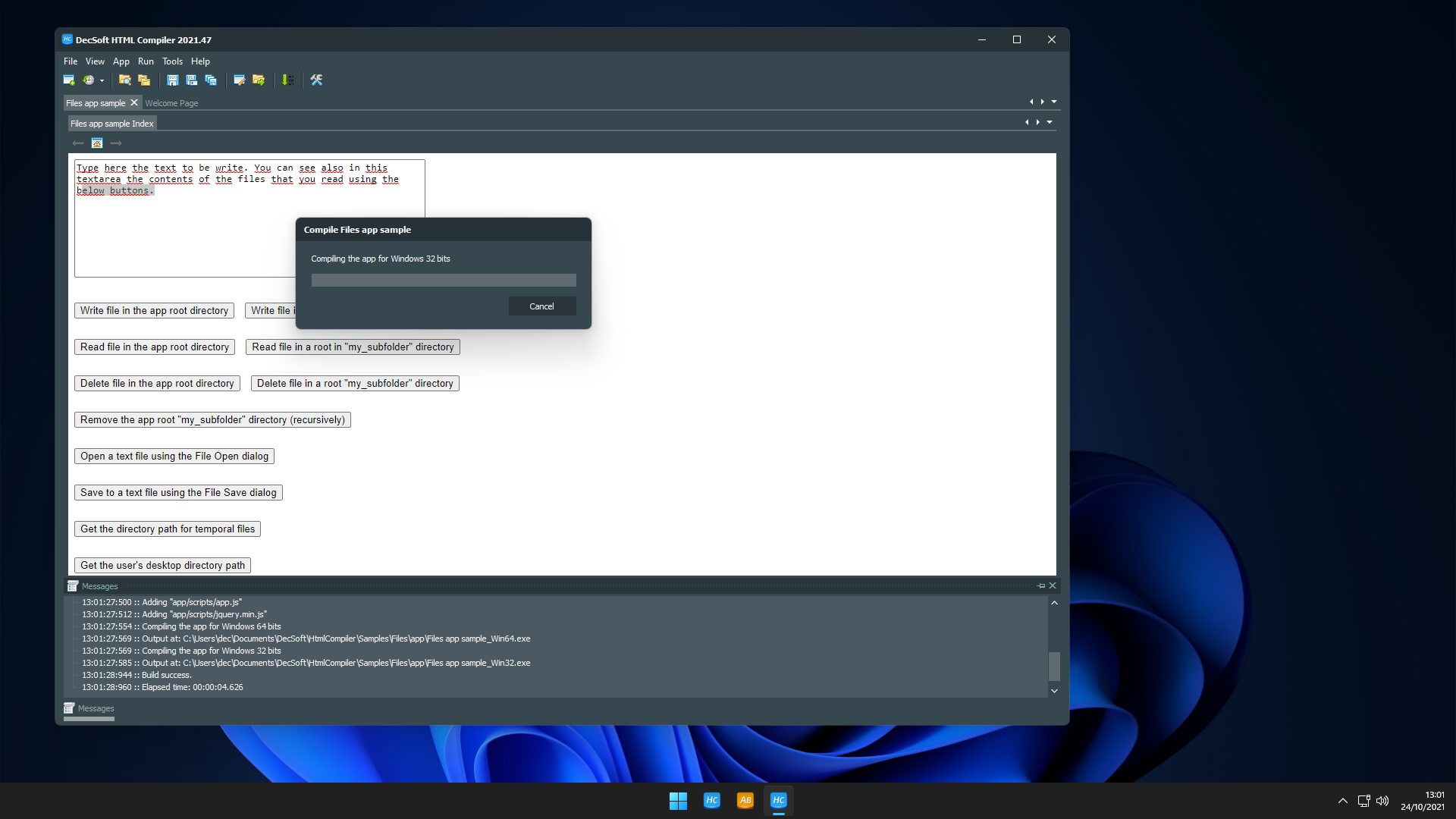 DecSoft HTML Compiler